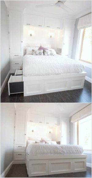 31 Small Space Ideas to Maximize Your Tiny Bedroom - HomeDesignInspired