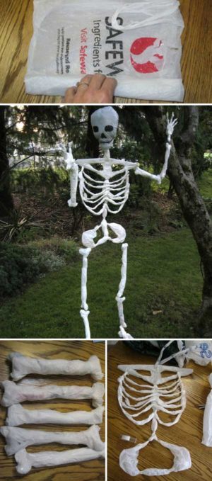 Top 20 Ideas Turn Trash Bags Into Creepy Halloween Decorations