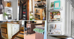 20 Ideas for Using Wasted Space on the Ends of Kitchen Cabinets