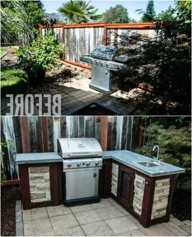 17 Simple and Affordable DIY Outdoor Kitchen Plans