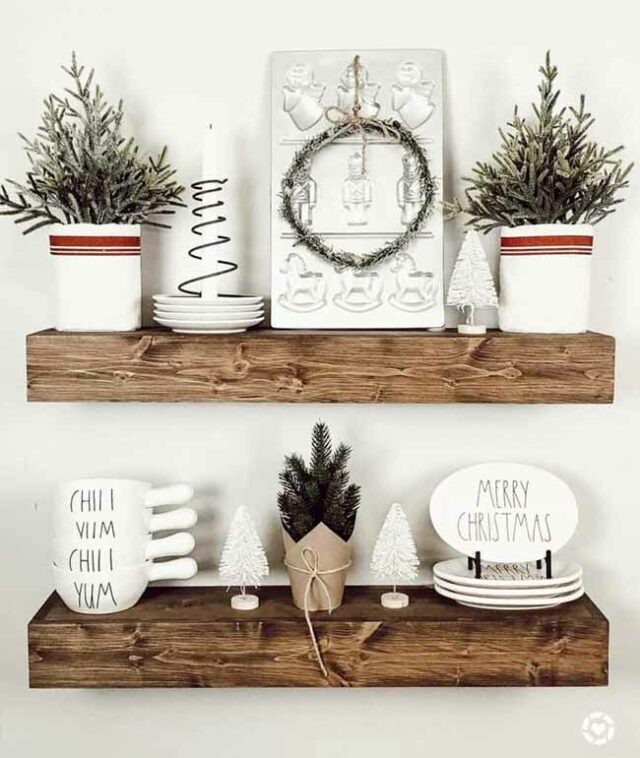 Best 35 Festive Christmas Shelf Ideas: Transforming Your Home with ...