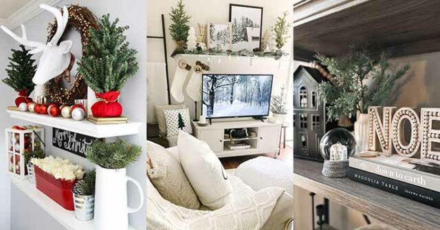 Best 35 Festive Christmas Shelf Ideas: Transforming Your Home with ...