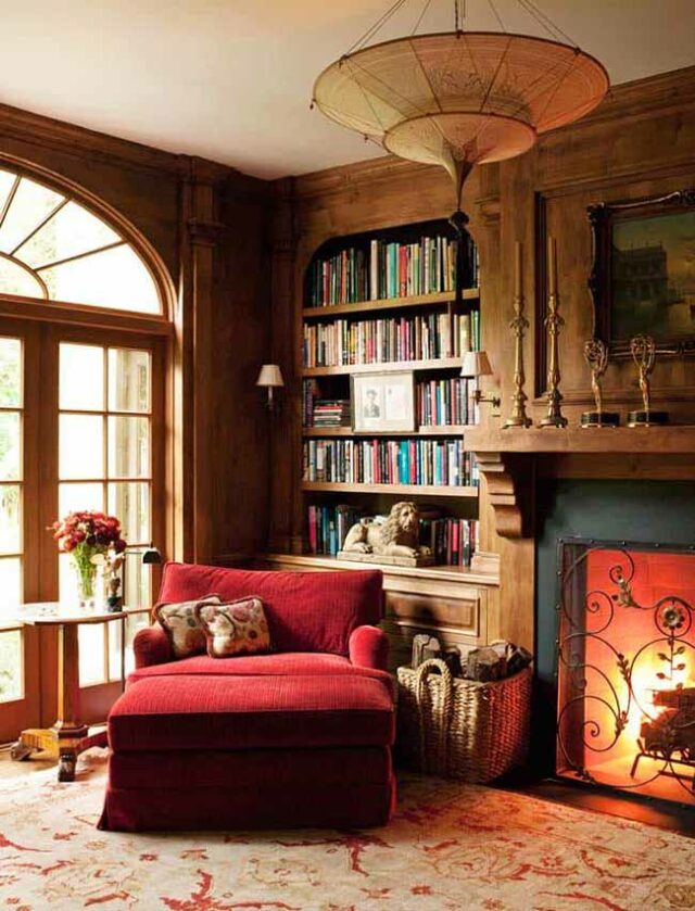 100 Reading Nooks Next to Fireplaces for Ultimate Relaxation