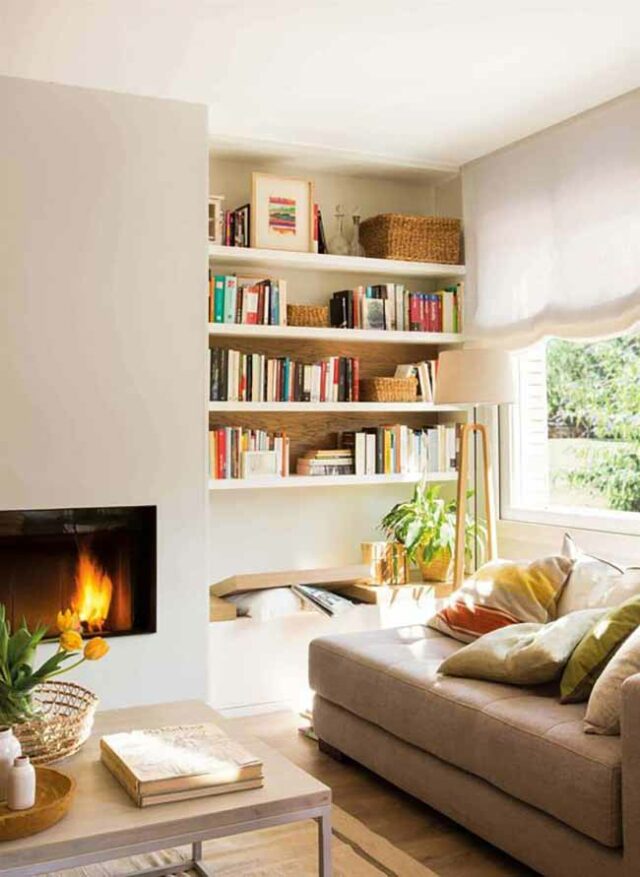 100 Reading Nooks Next to Fireplaces for Ultimate Relaxation